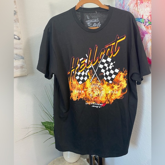 Reason | Shirts | Dodge X Reason Hellcat Black Crewneck Top Size L Nwt ...